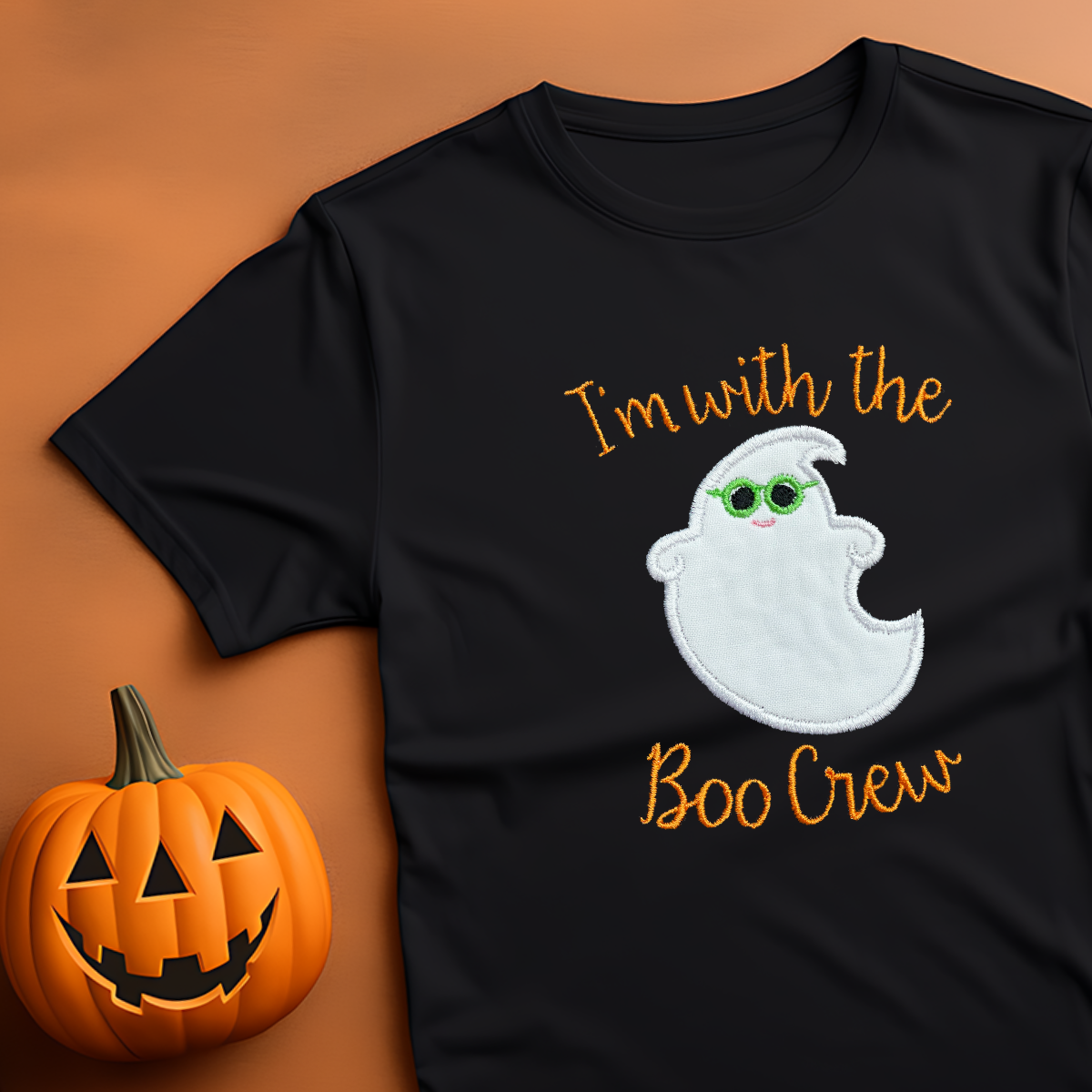 Free Boo Crew Applique Machine Embroidery Design Club - PicklePie Designs