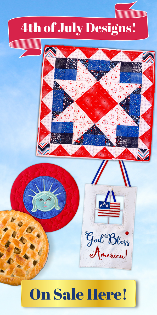 Pickle Pie Designs In the Hoop and Quilt Machine Embroidery Designs