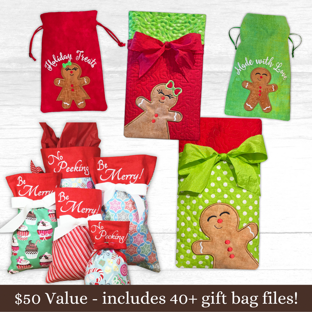 Christmas + Santa In the Hoop Machine Embroidery Designs by Pickle Pie ...