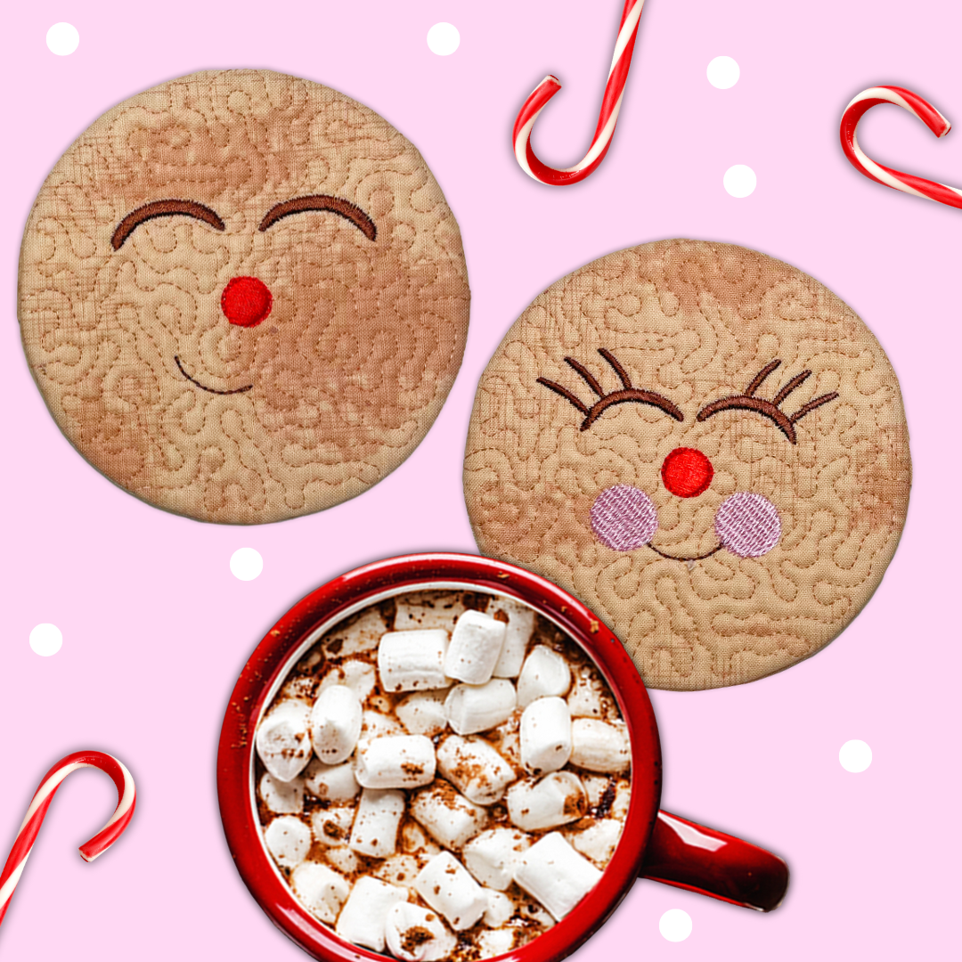 Christmas + Santa In the Hoop Machine Embroidery Designs by Pickle Pie ...