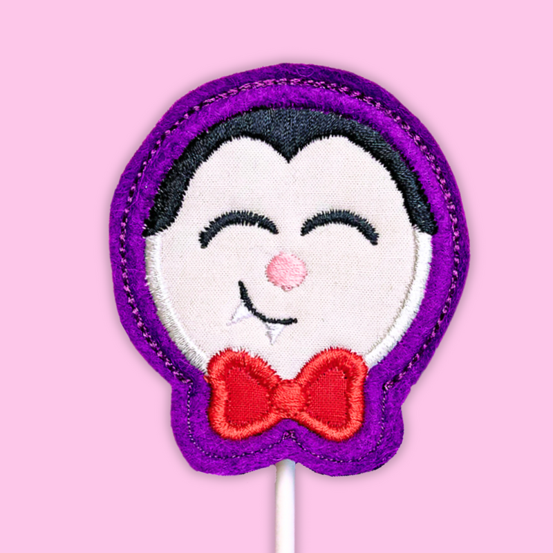Vampire Lollipop, Pencil, and Cupcake Toppers In the Hoop - PicklePie ...